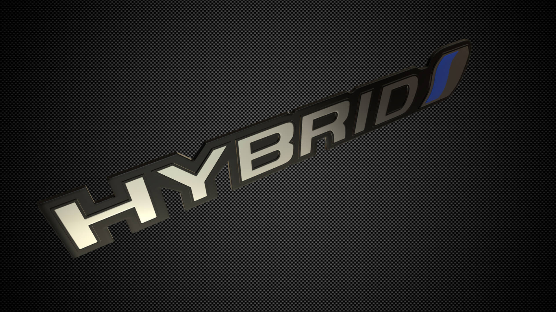 Hybrid Logo - 3D Model by 3d_logoman