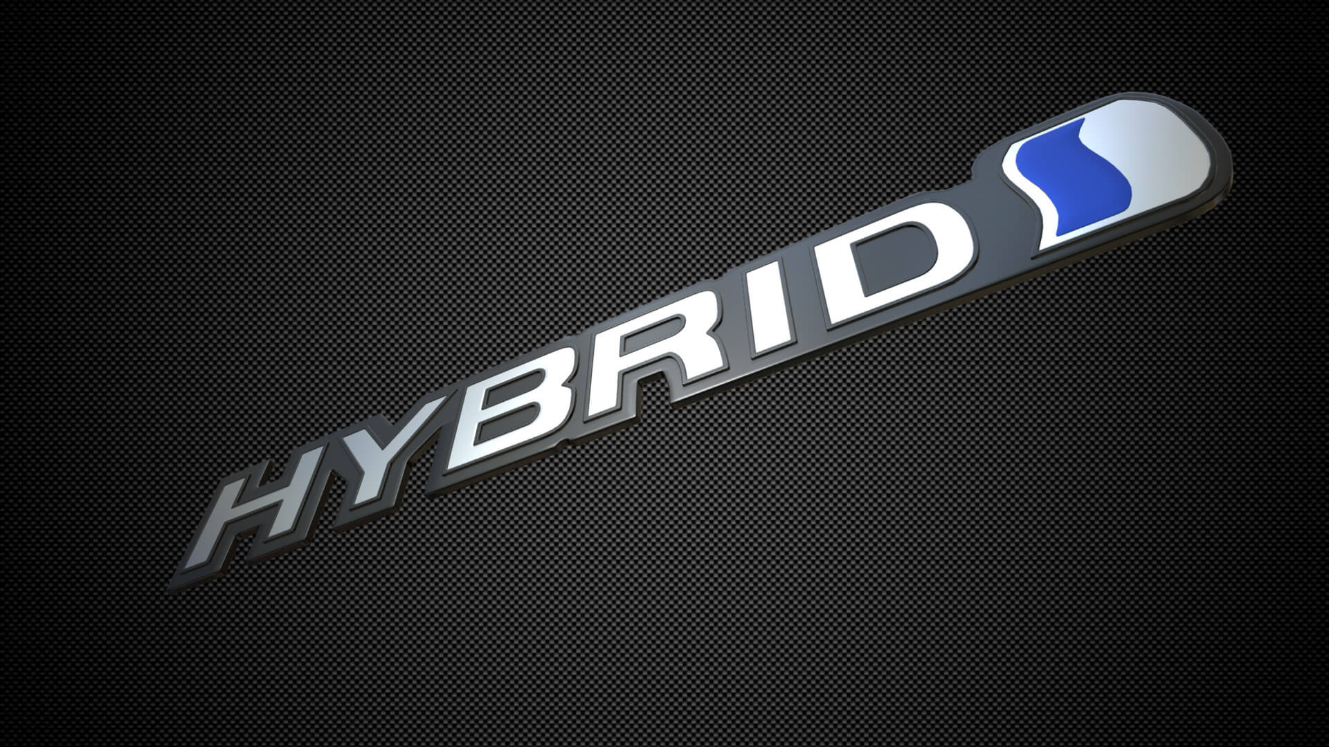 Hybrid Logo - 3D Model by 3d_logoman