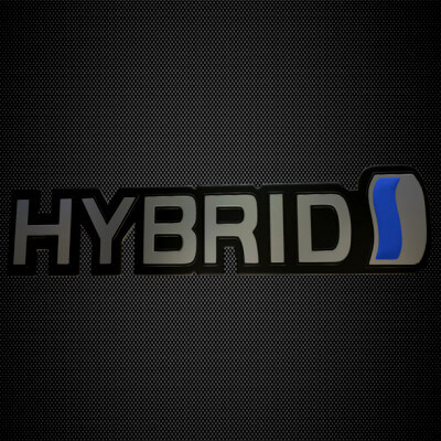 Hybrid Logo - 3D Model by 3d_logoman