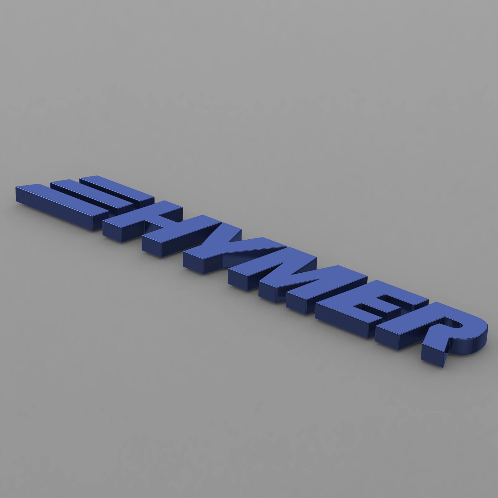 Hymer Logo - 3D Model by 3d_logoman
