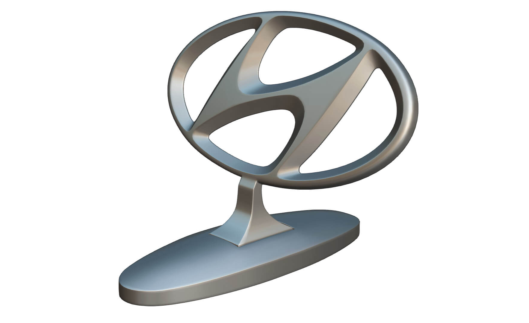 Hyundai Logo - 3D Model by 3d_logoman