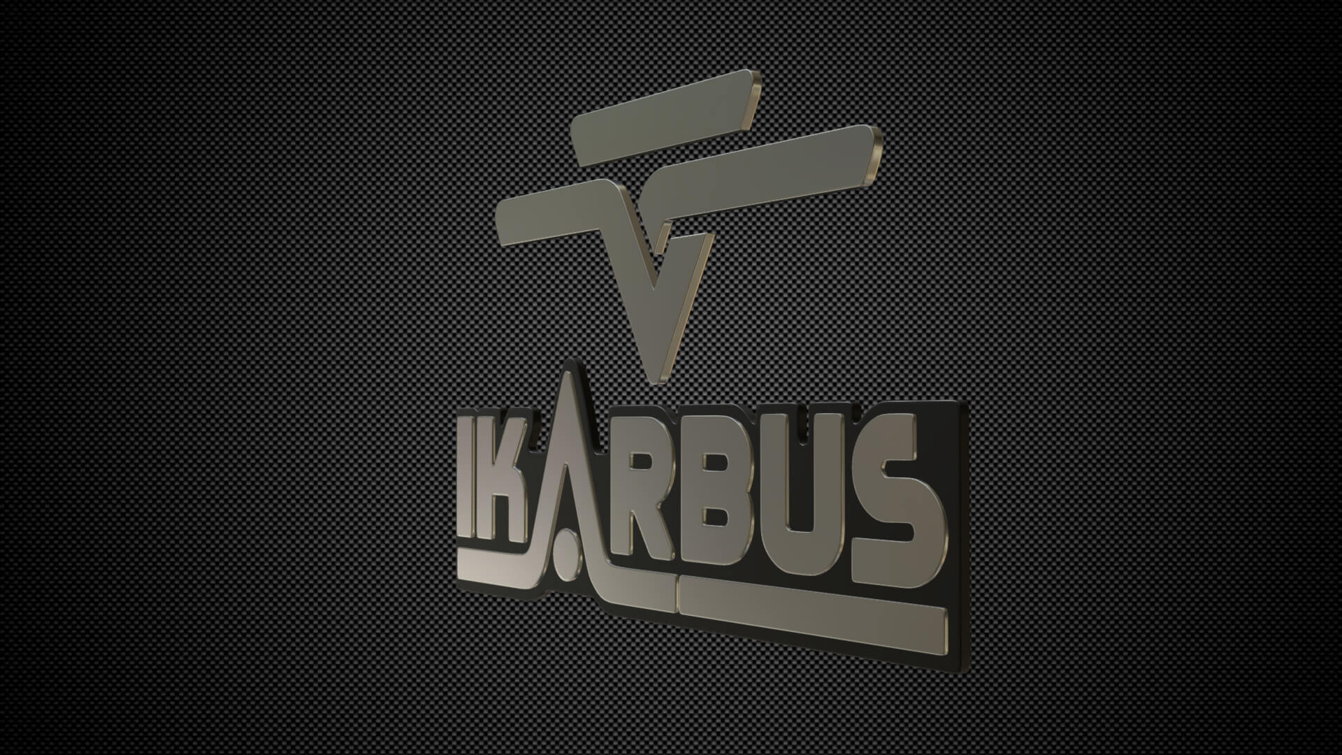 Ikarbus Logo - 3D Model by 3d_logoman