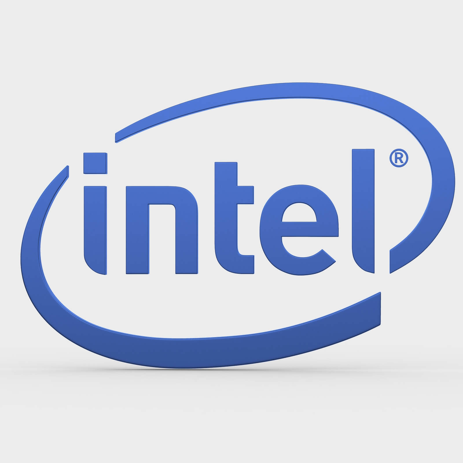 Intel Logo - 3D Model by 3d_logoman