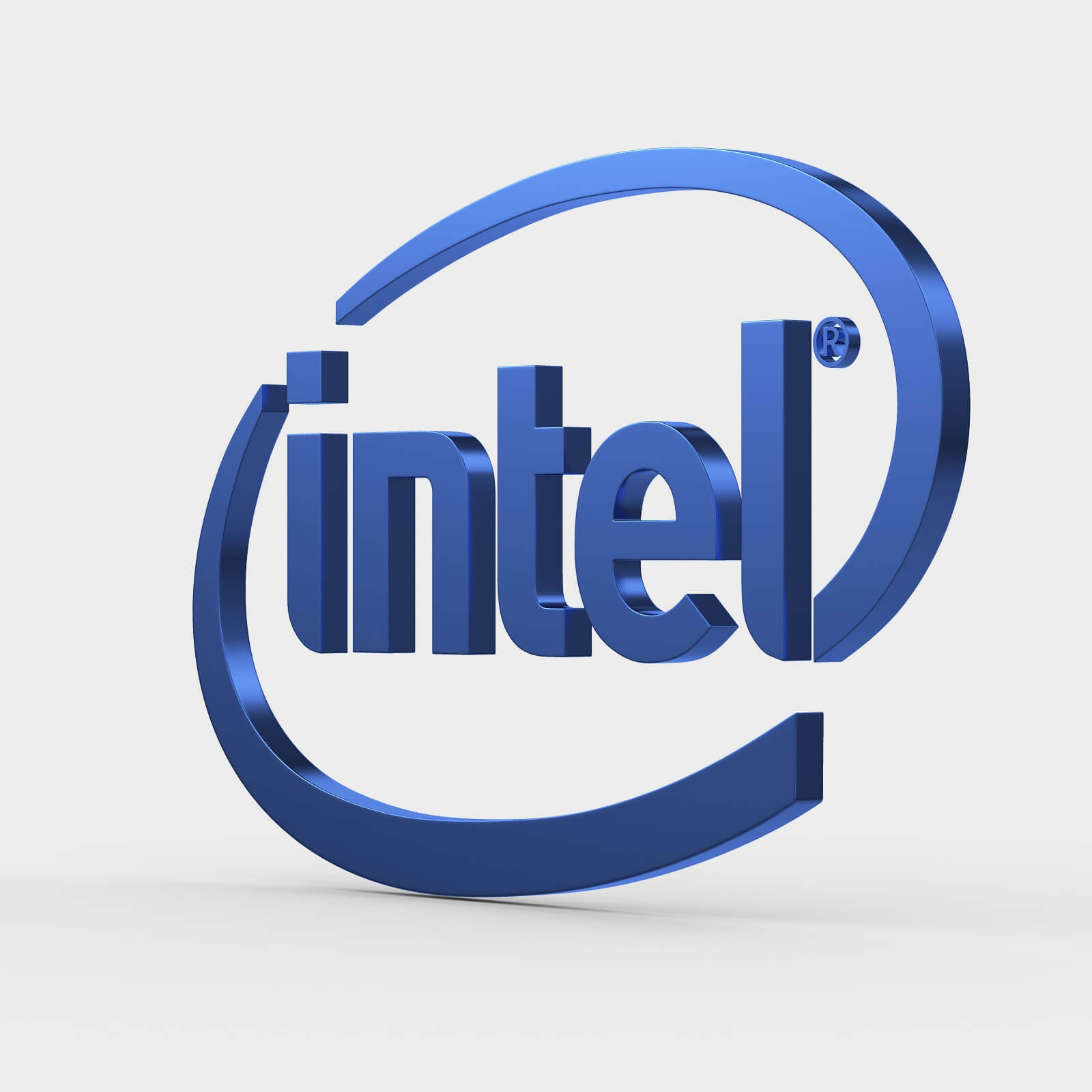 Intel Logo - 3D Model by 3d_logoman
