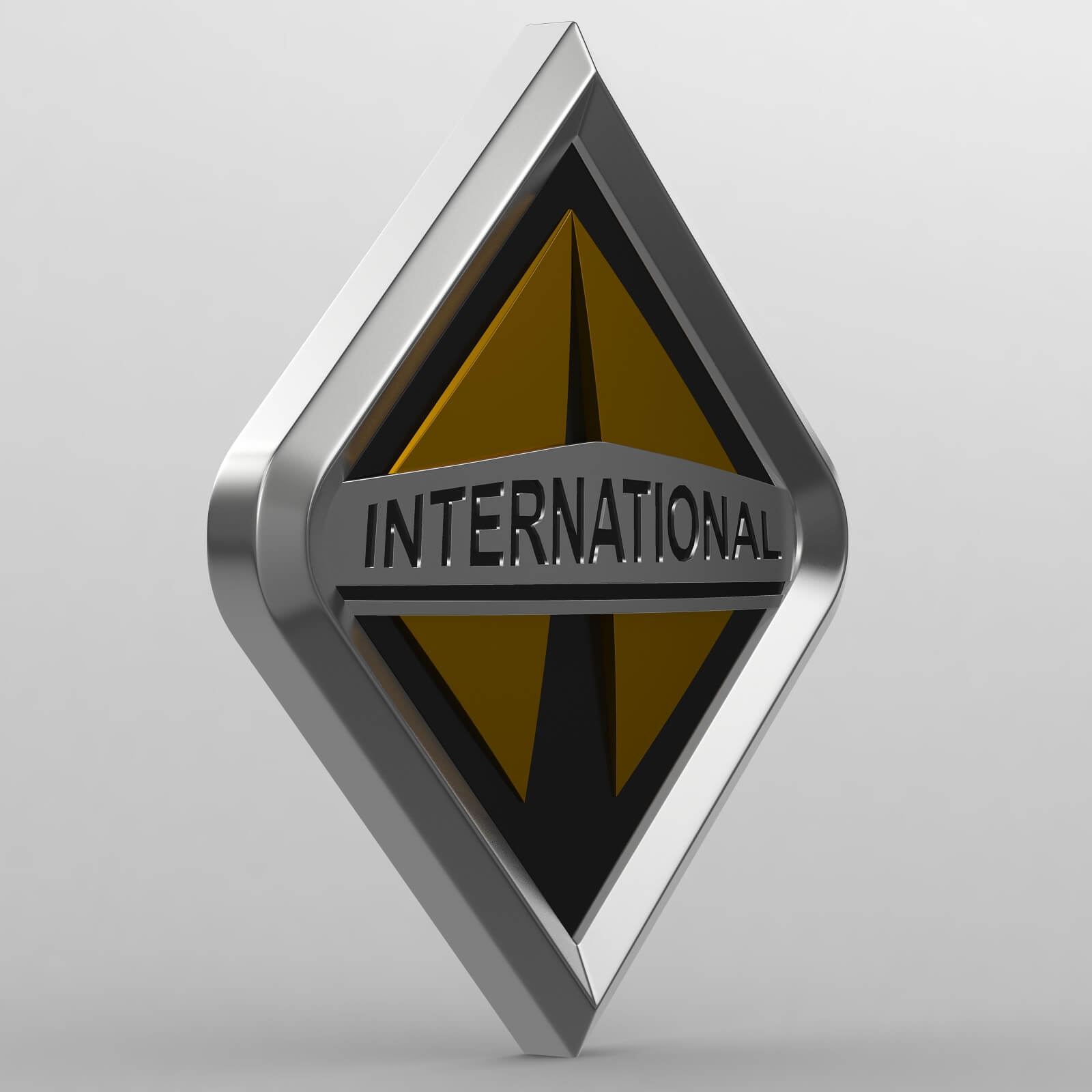International Logo - 3D Model by 3d_logoman