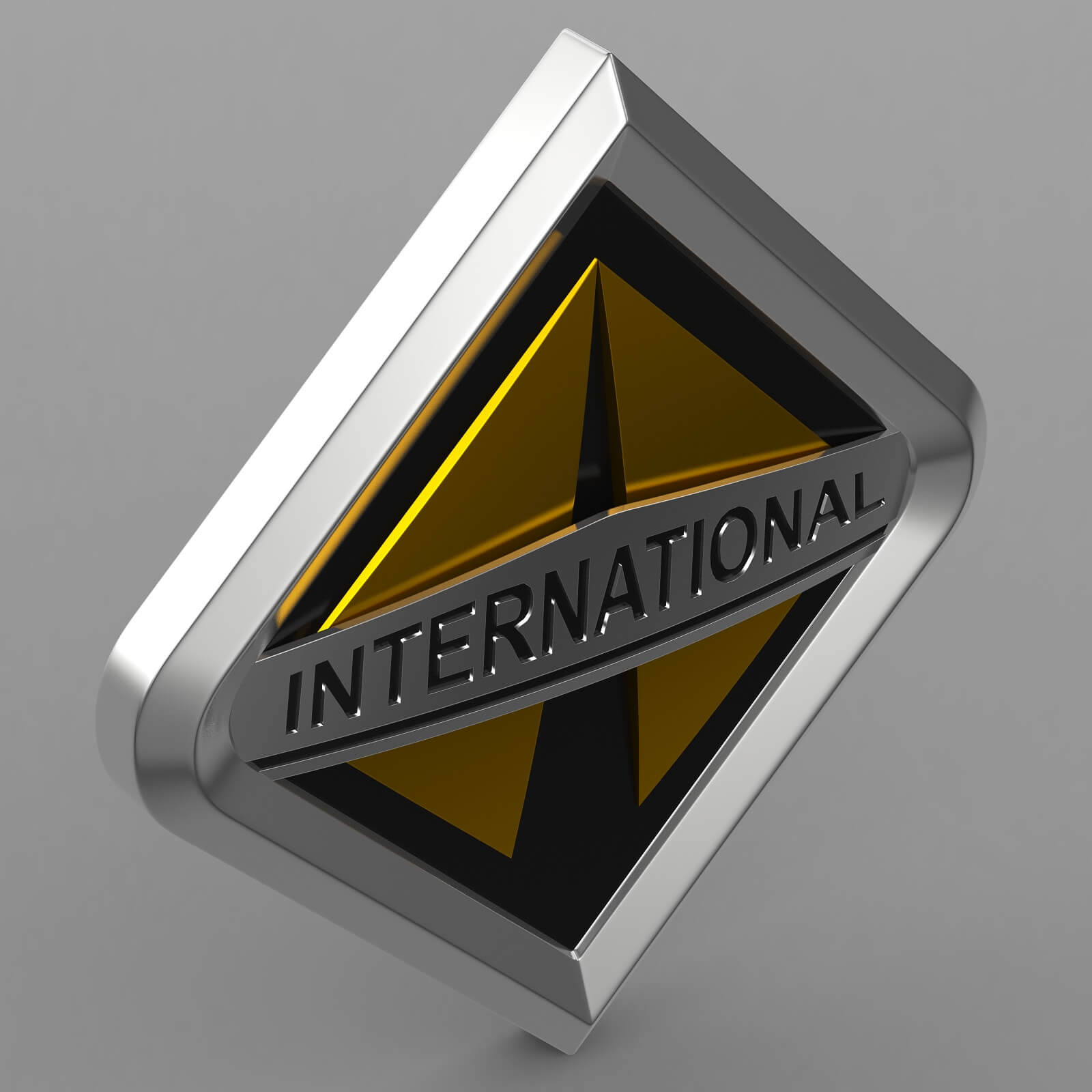 International Logo - 3D Model by 3d_logoman