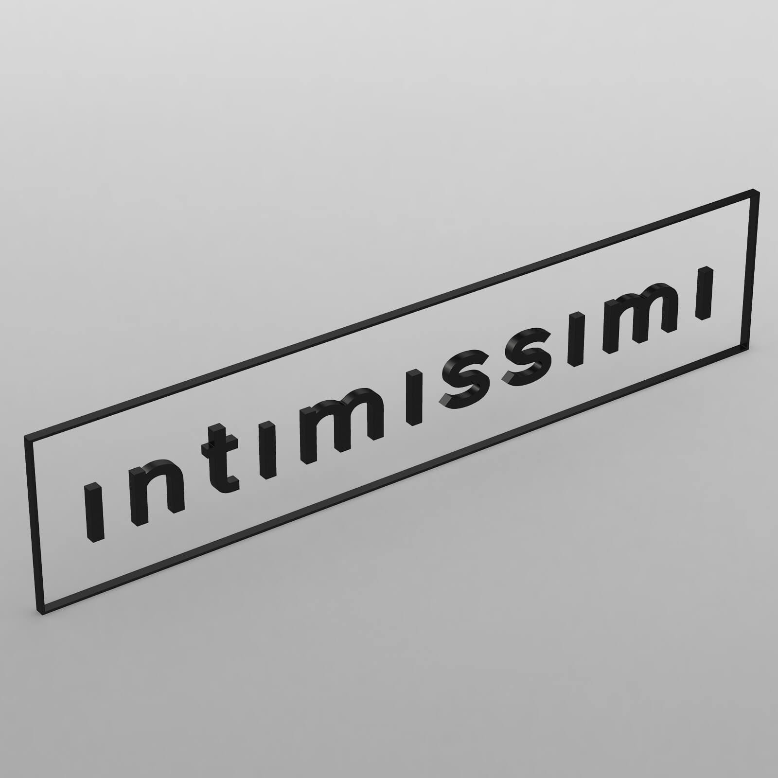 Intimissimi Logo - 3D Model by 3d_logoman