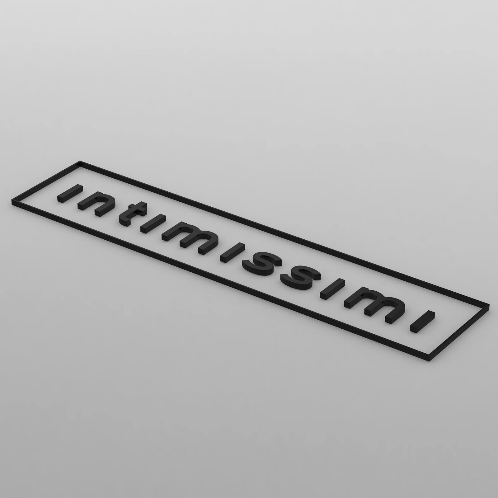 Intimissimi Logo - 3D Model by 3d_logoman