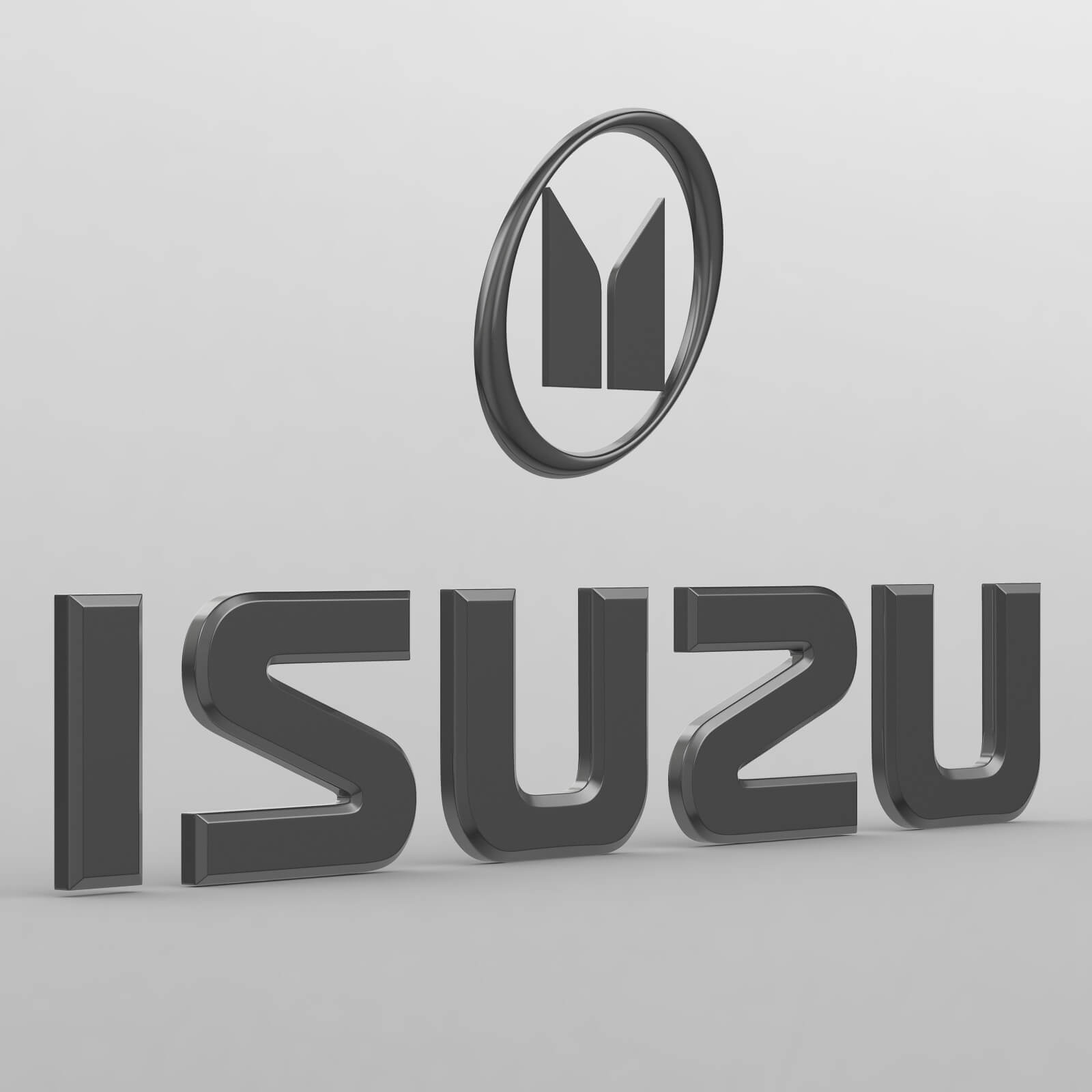 Isuzu Logo - 3D Model by 3d_logoman