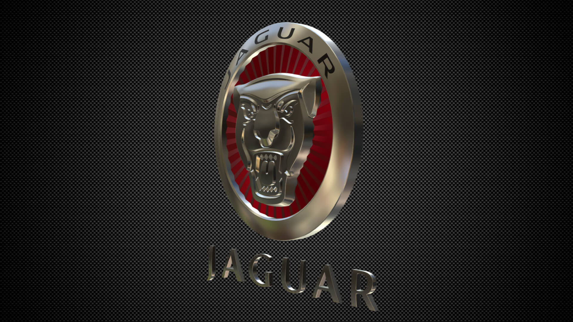 Jaguar Logo 3d Model