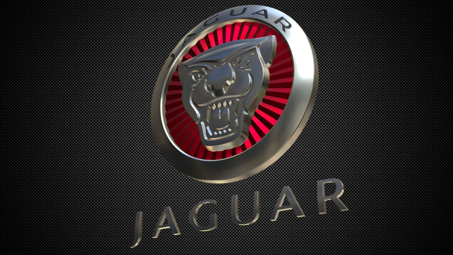 Jaguar Logo - 3D Model by 3d_logoman