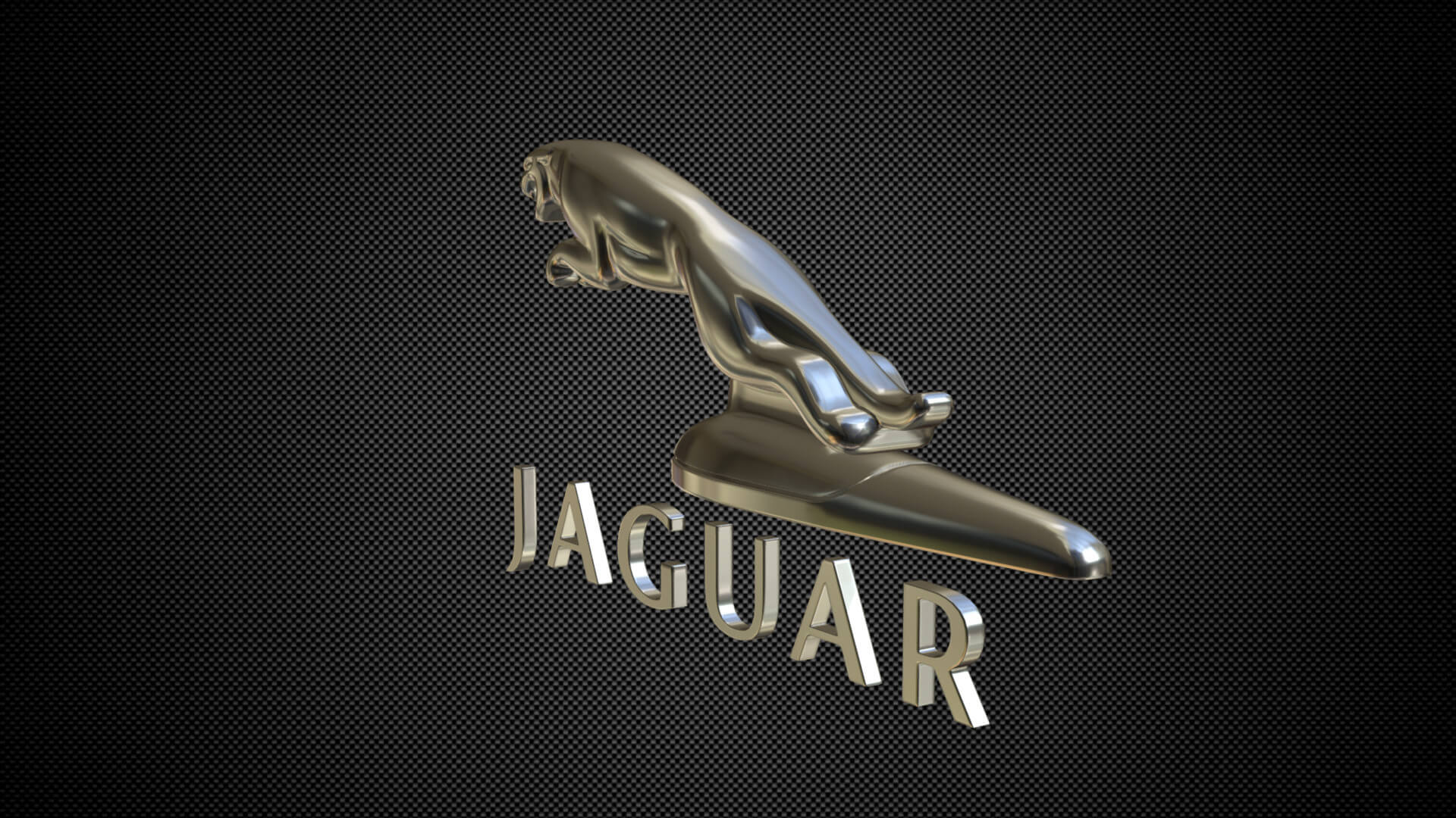 Jaguar Logo - 3D Model by 3d_logoman
