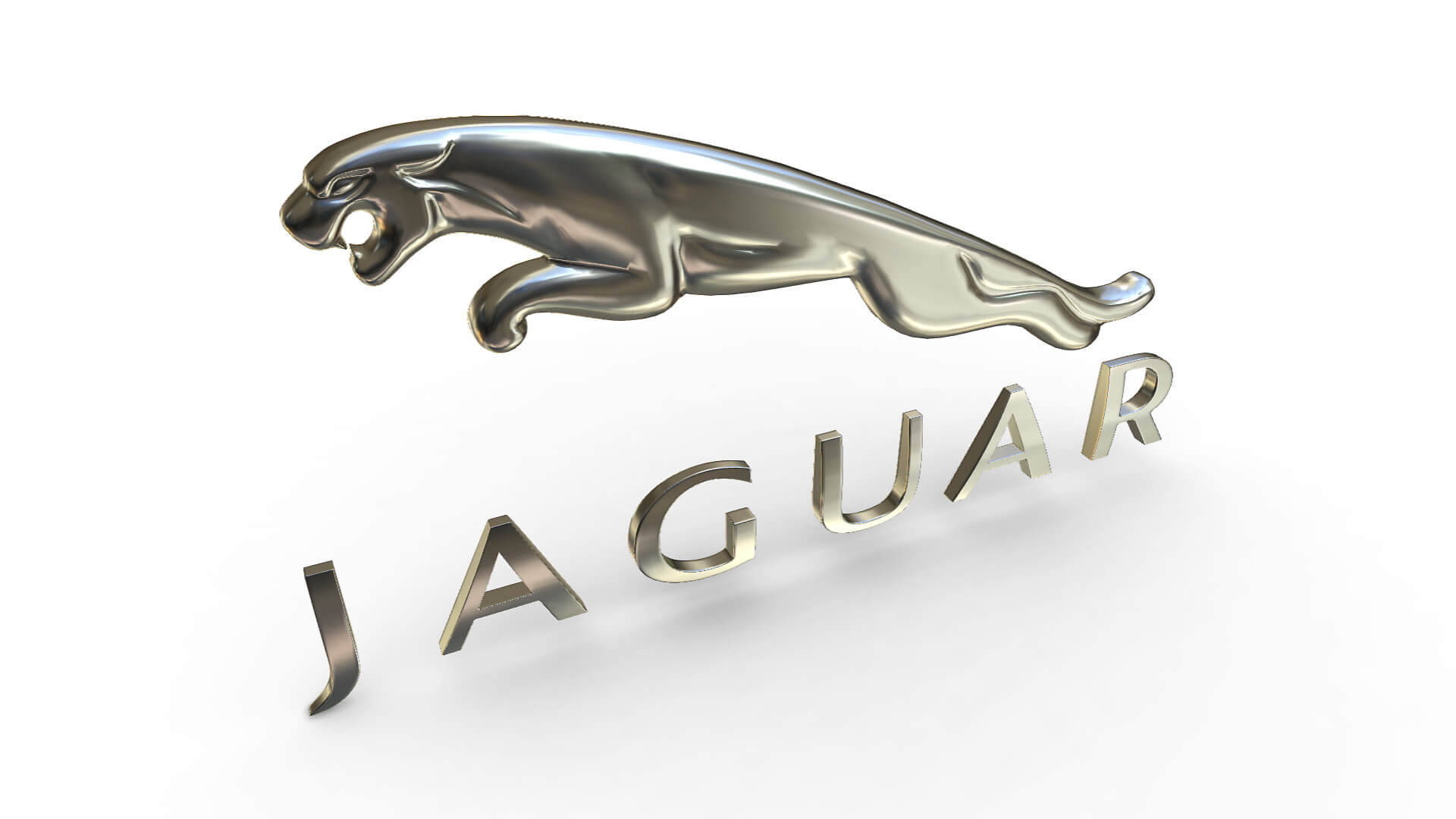 Jaguar Logo - 3D Model by 3d_logoman