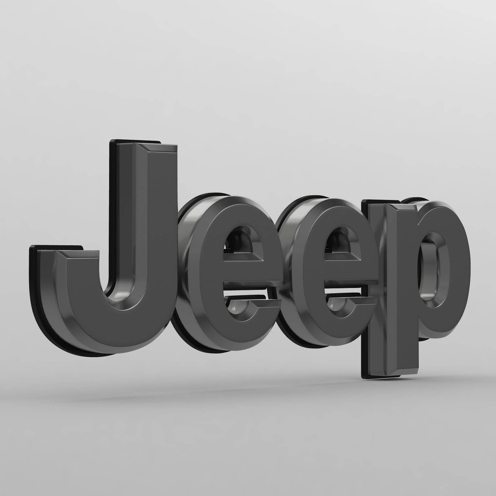 Jeep Logo - 3D Model by 3d_logoman