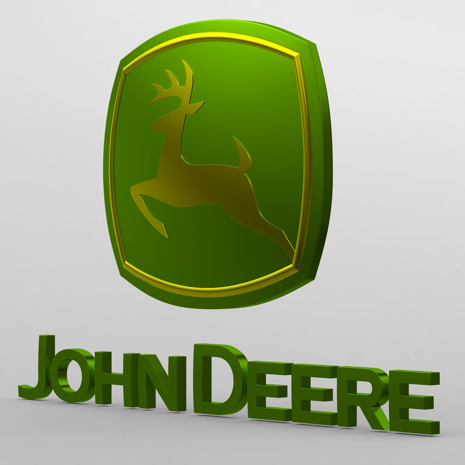 John Deere Logo - 3D Model by 3d_logoman