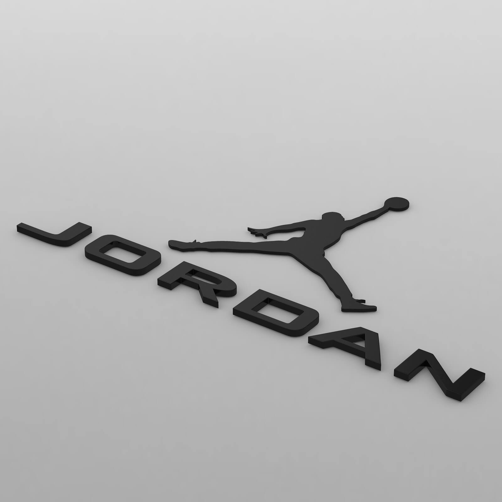 Jordan Logo - 3D Model by 3d_logoman