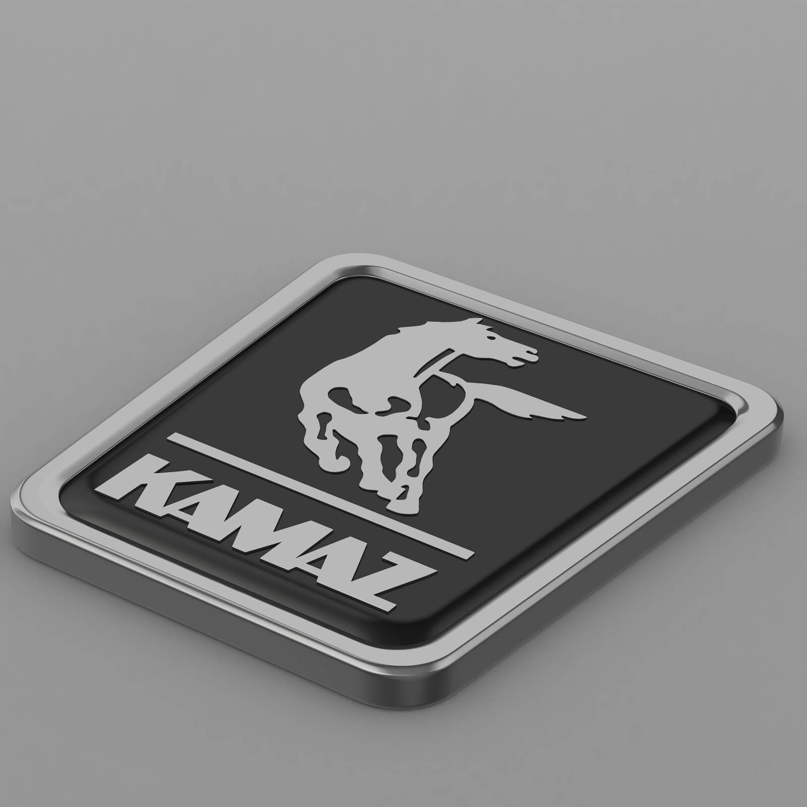 Kamaz Logo - 3D Model by 3d_logoman