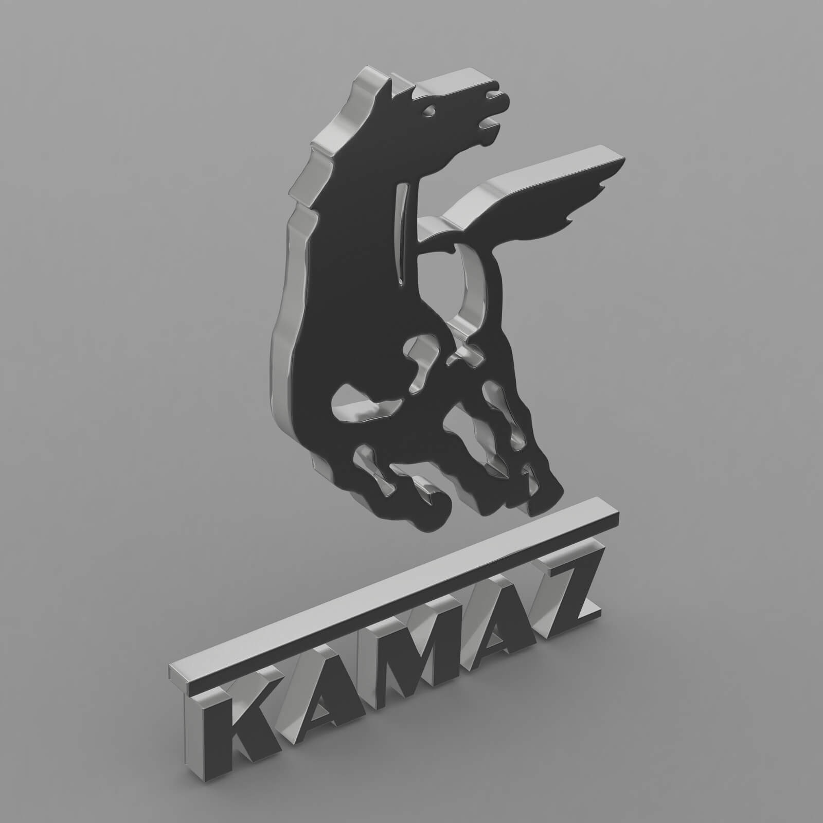 Kamaz Logo - 3D Model by 3d_logoman