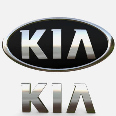 Kia Logo - 3D Model by 3d_logoman