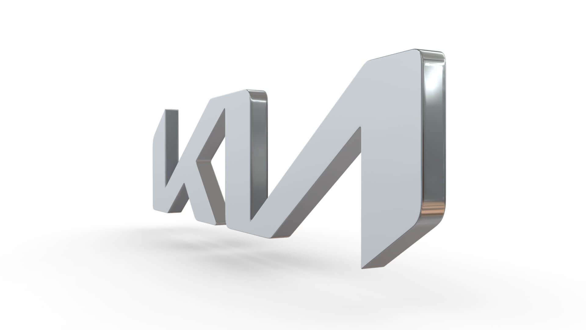 Kia New Logo - 3D Model by 3d_logoman