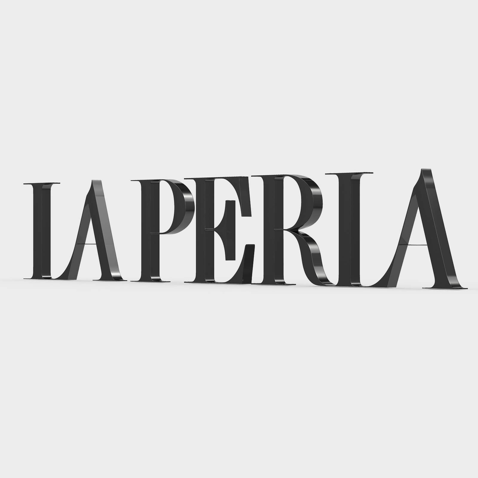 La Perla Logo - 3D Model by 3d_logoman