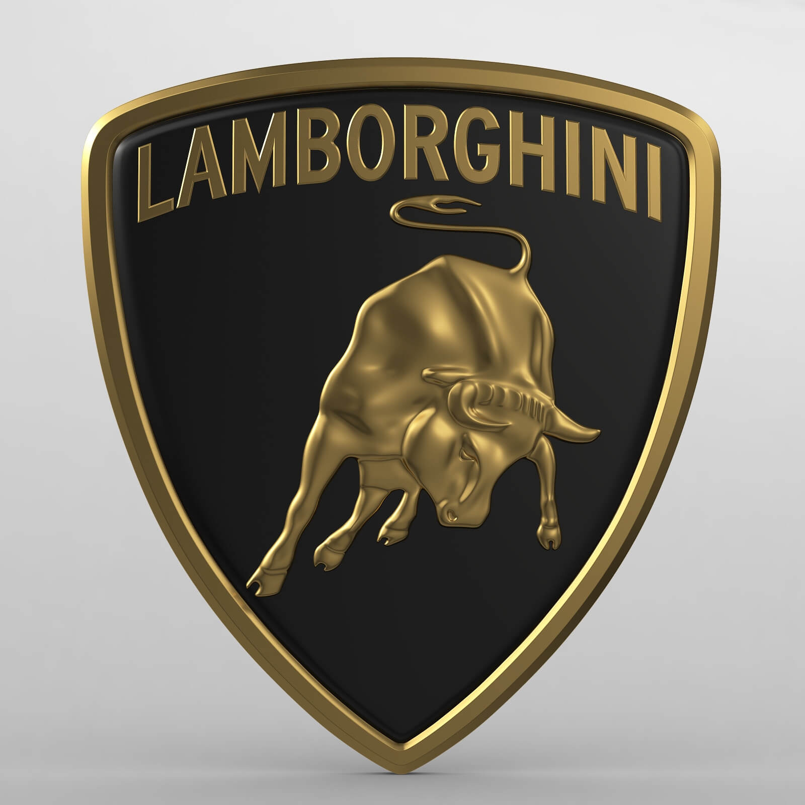 Lamborghini Logo - 3D Model by 3d_logoman
