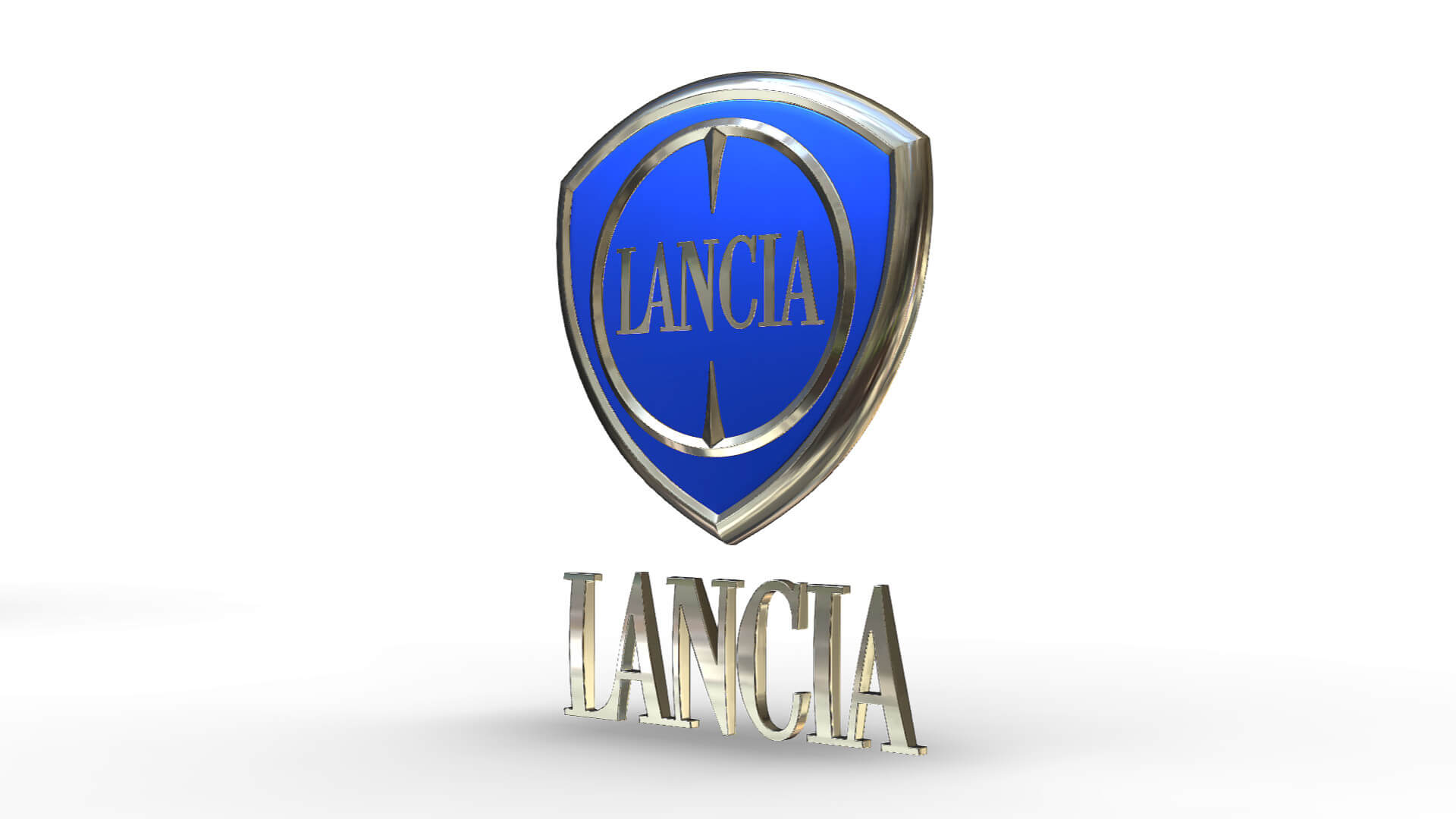 Lancia Logo - 3D Model by 3d_logoman