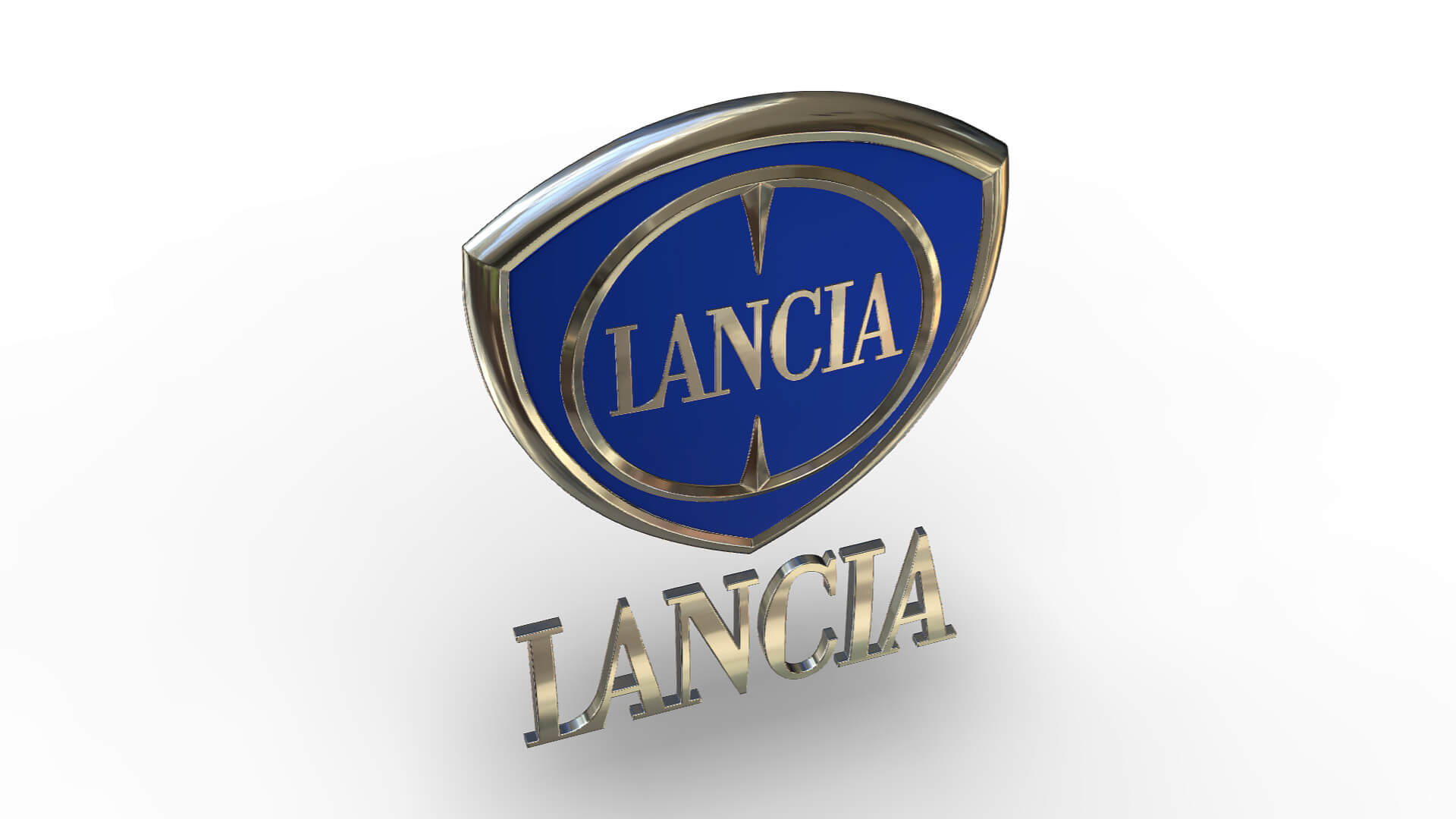 Lancia Logo - 3D Model by 3d_logoman