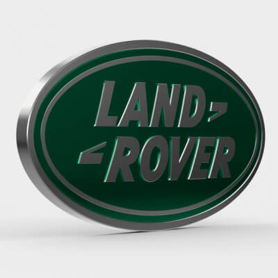 Land Rover Logo - 3D Model by 3d_logoman