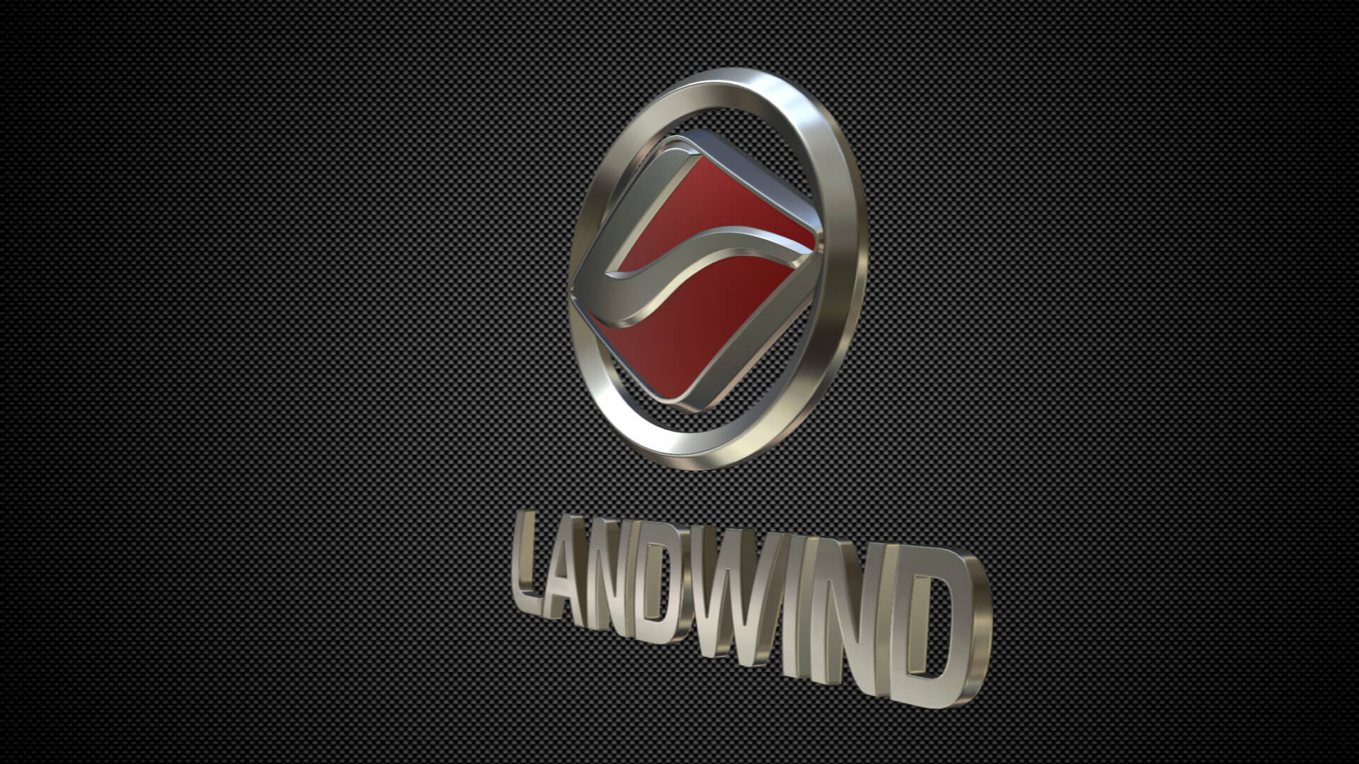 Landwind Logo - 3D Model by 3d_logoman