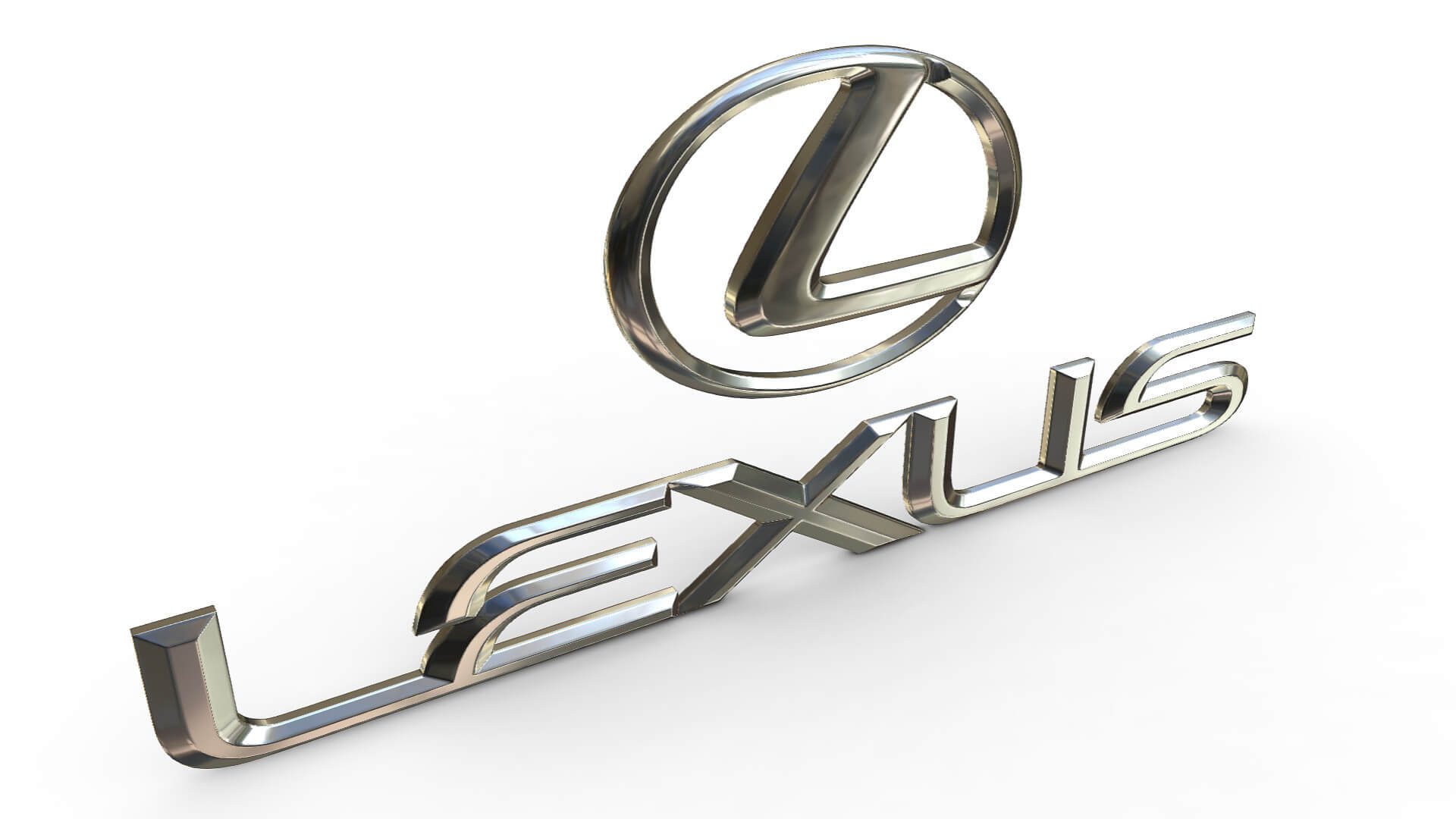 Lexus Logo - 3D Model by 3d_logoman