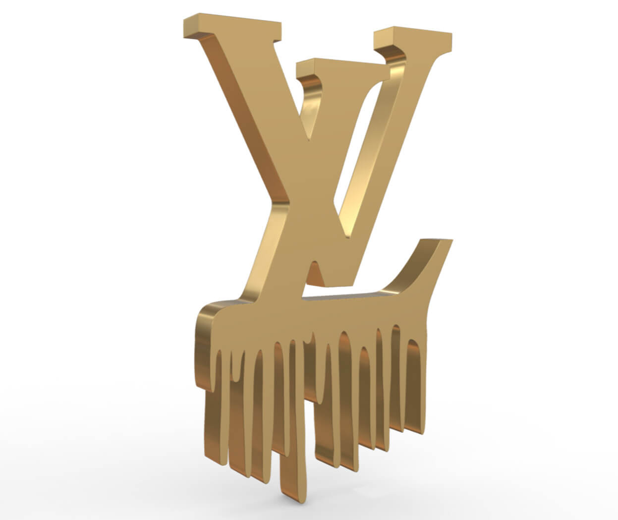 LV Logo - 3D Model by 3d_logoman
