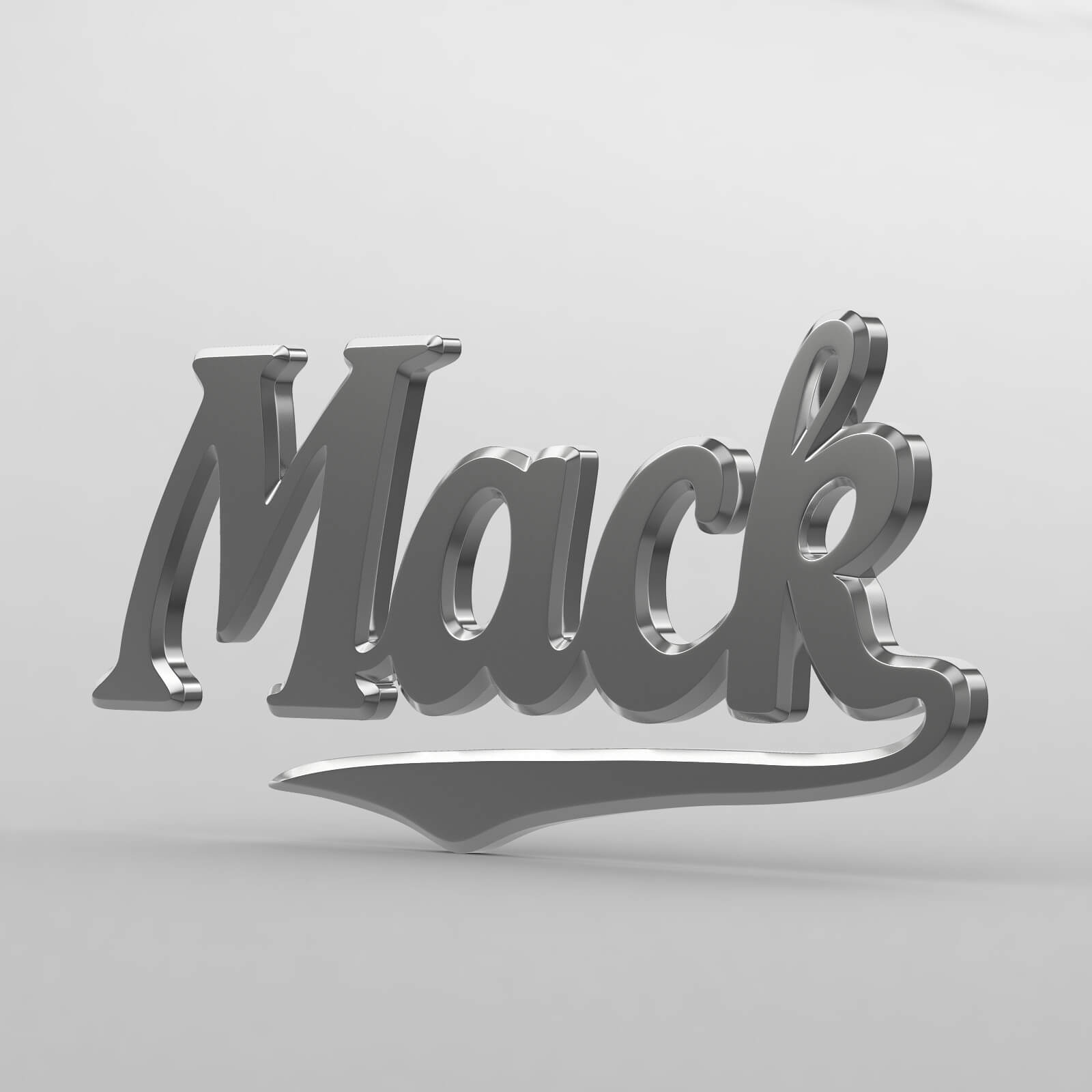 Mack Logo - 3D Model by 3d_logoman