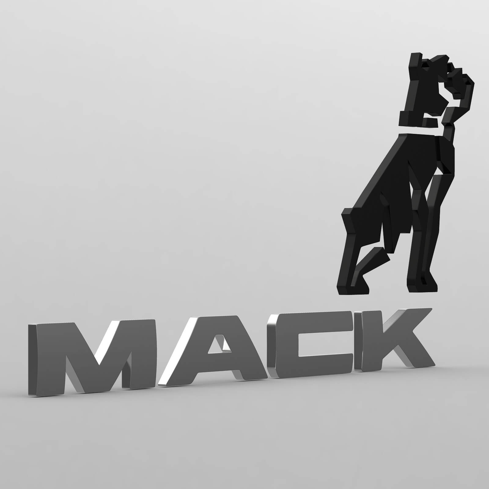 Mack Logo - 3D Model by 3d_logoman