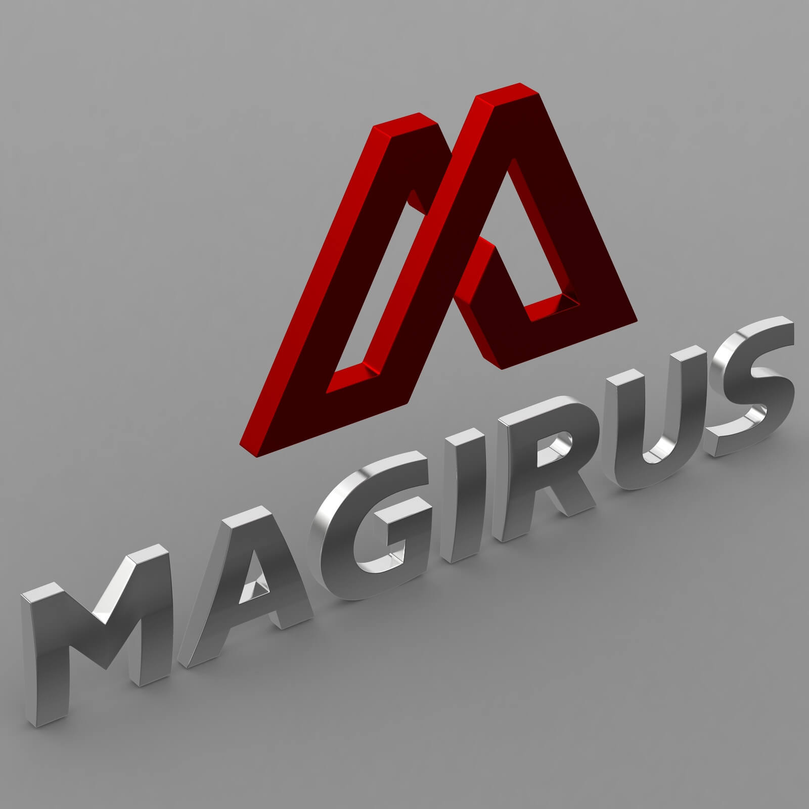 Magirus Logo - 3D Model by 3d_logoman