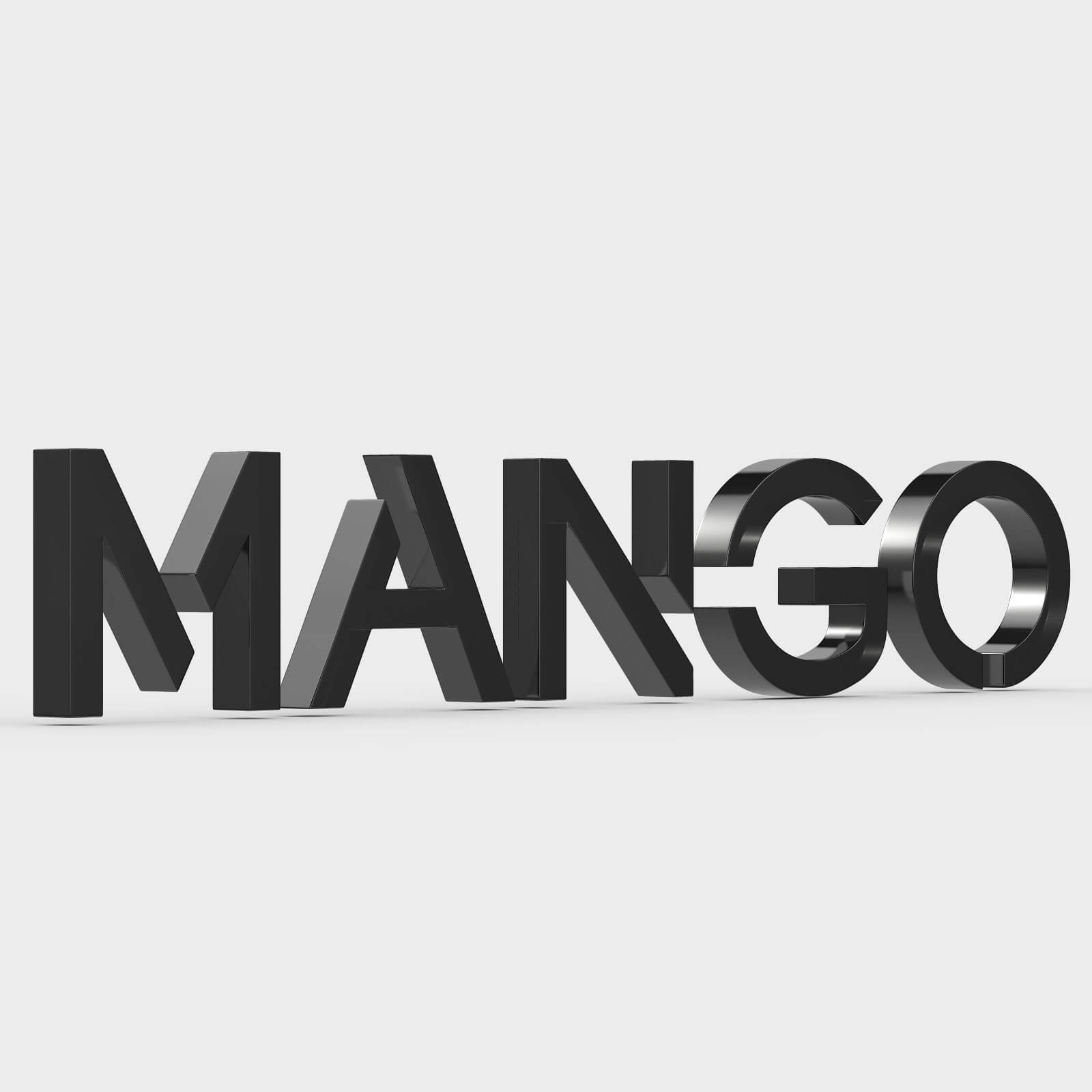 Mango Logo - 3D Model by 3d_logoman