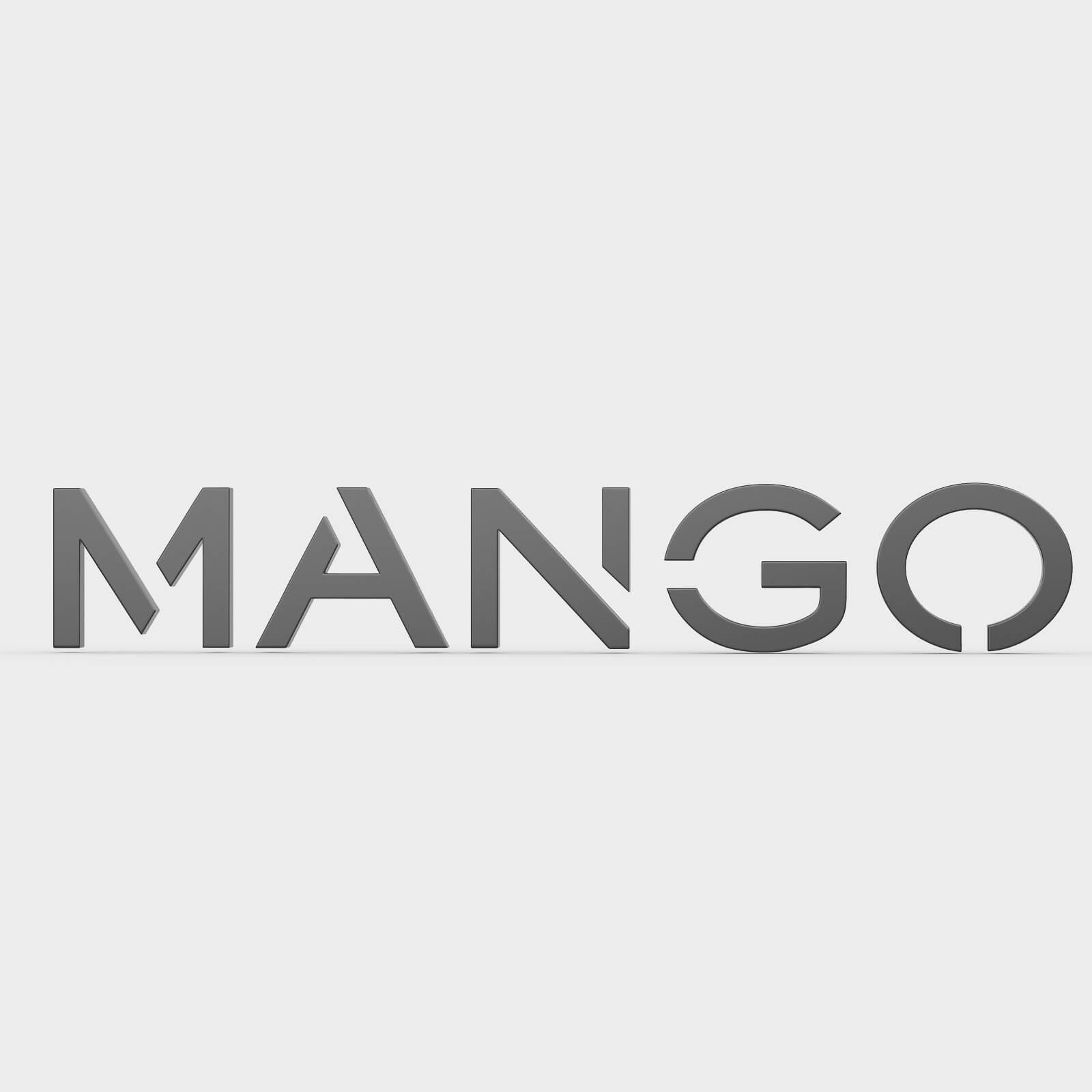 Mango Logo - 3D Model by 3d_logoman