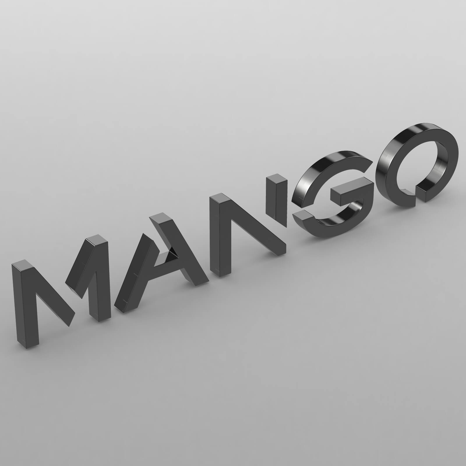 Mango Logo - 3D Model by 3d_logoman