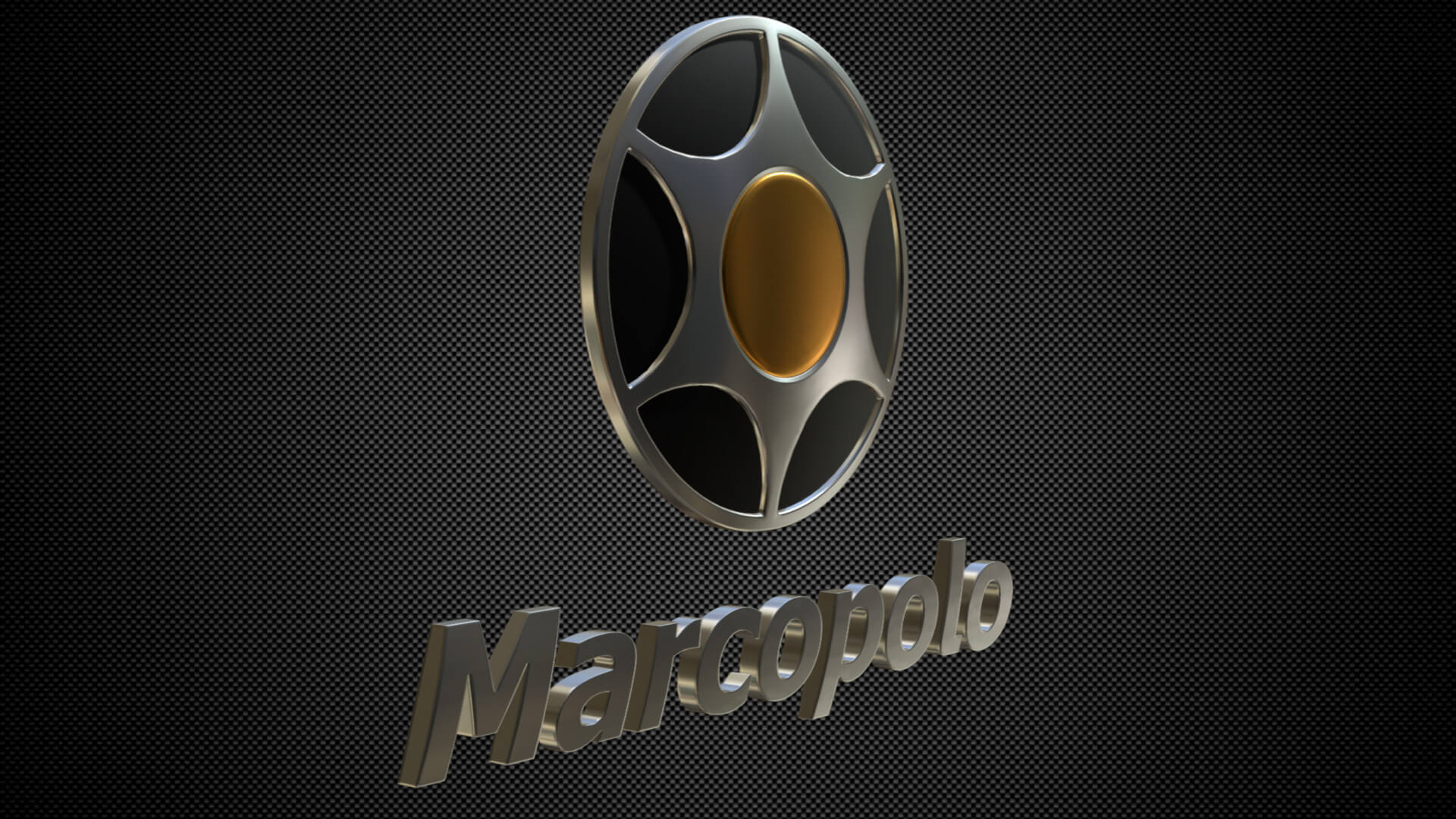 Marcopolo Logo - 3D Model by 3d_logoman