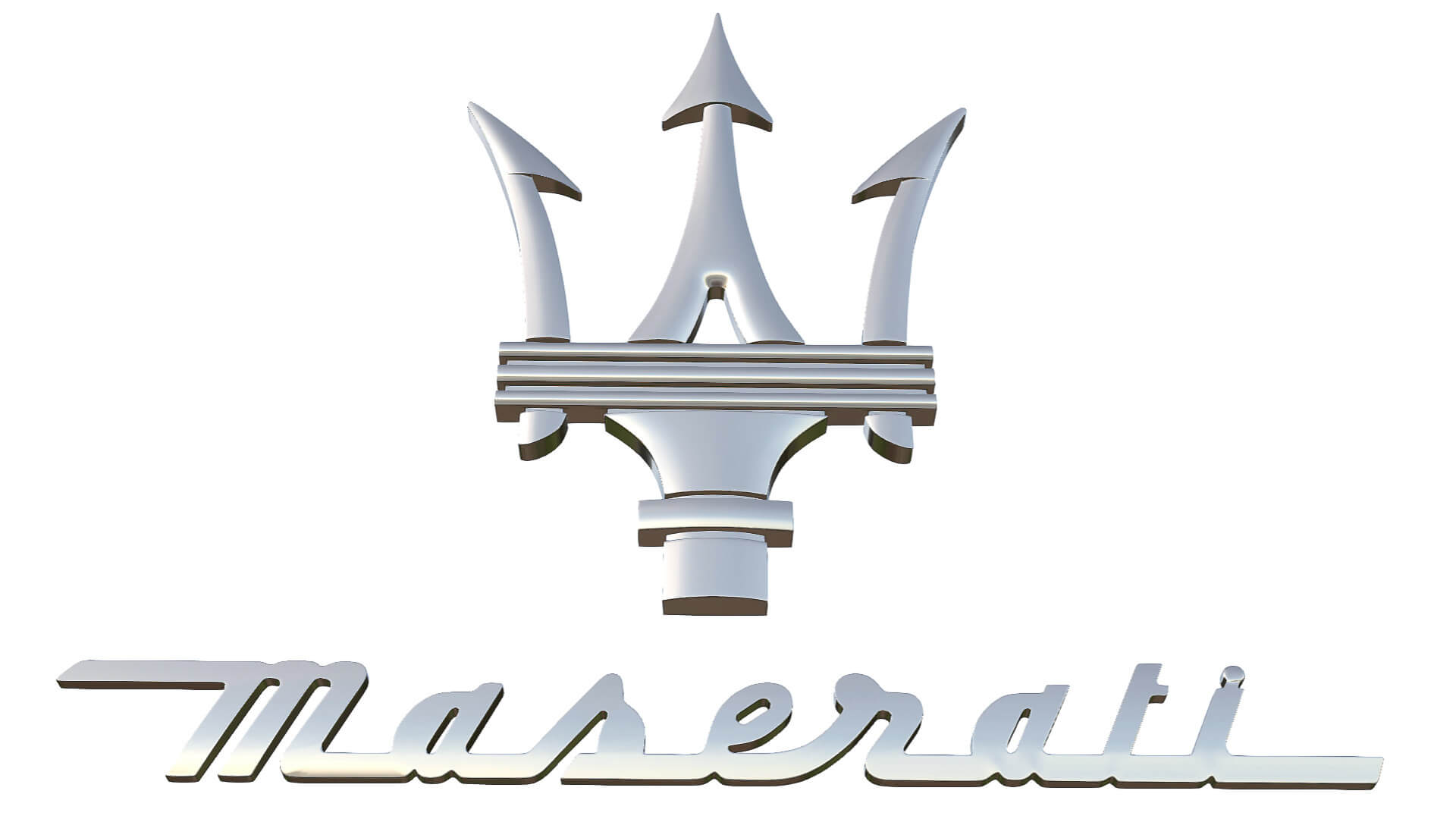 Maserati Logo - 3D Model by 3d_logoman