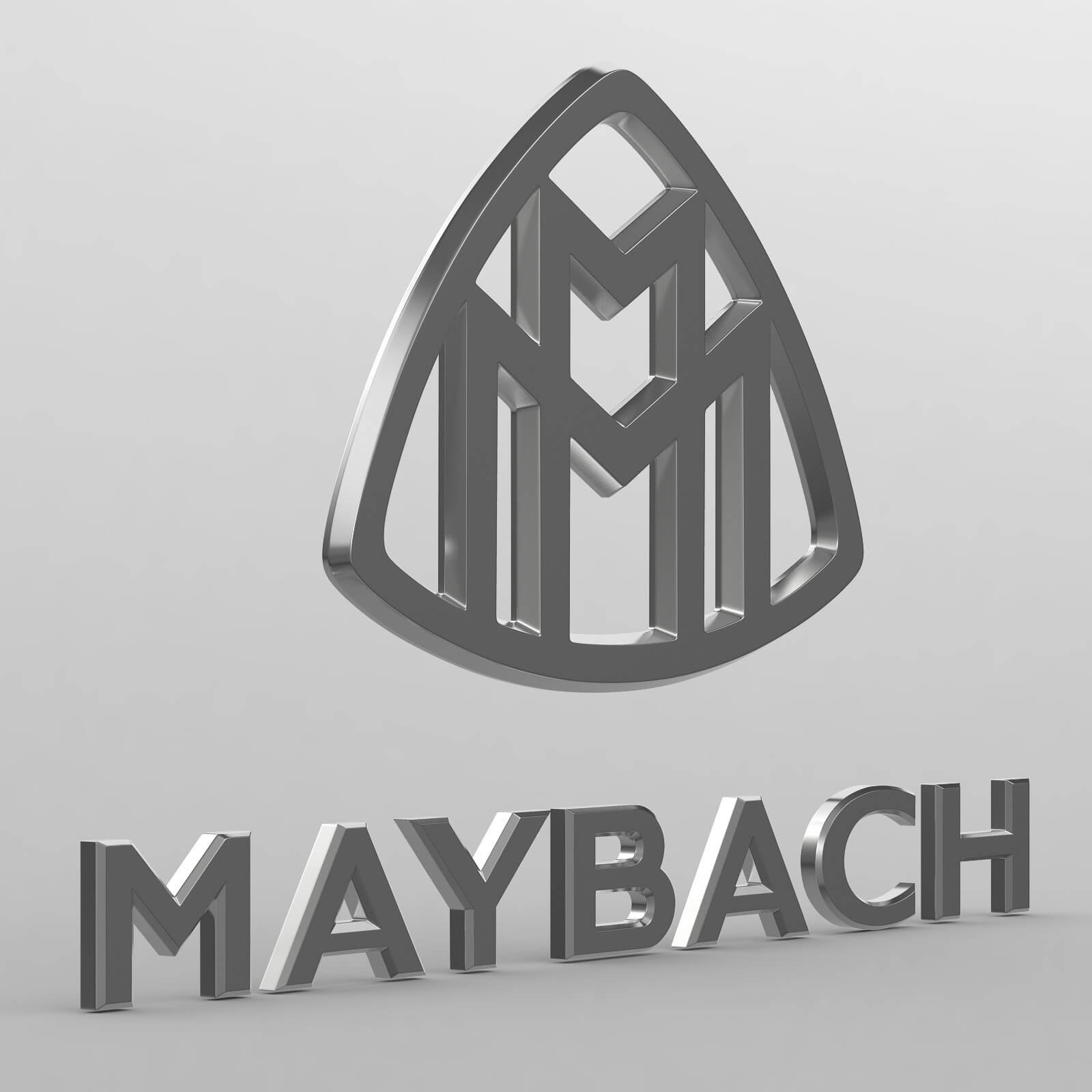 Maybach Logo - 3D Model by 3d_logoman