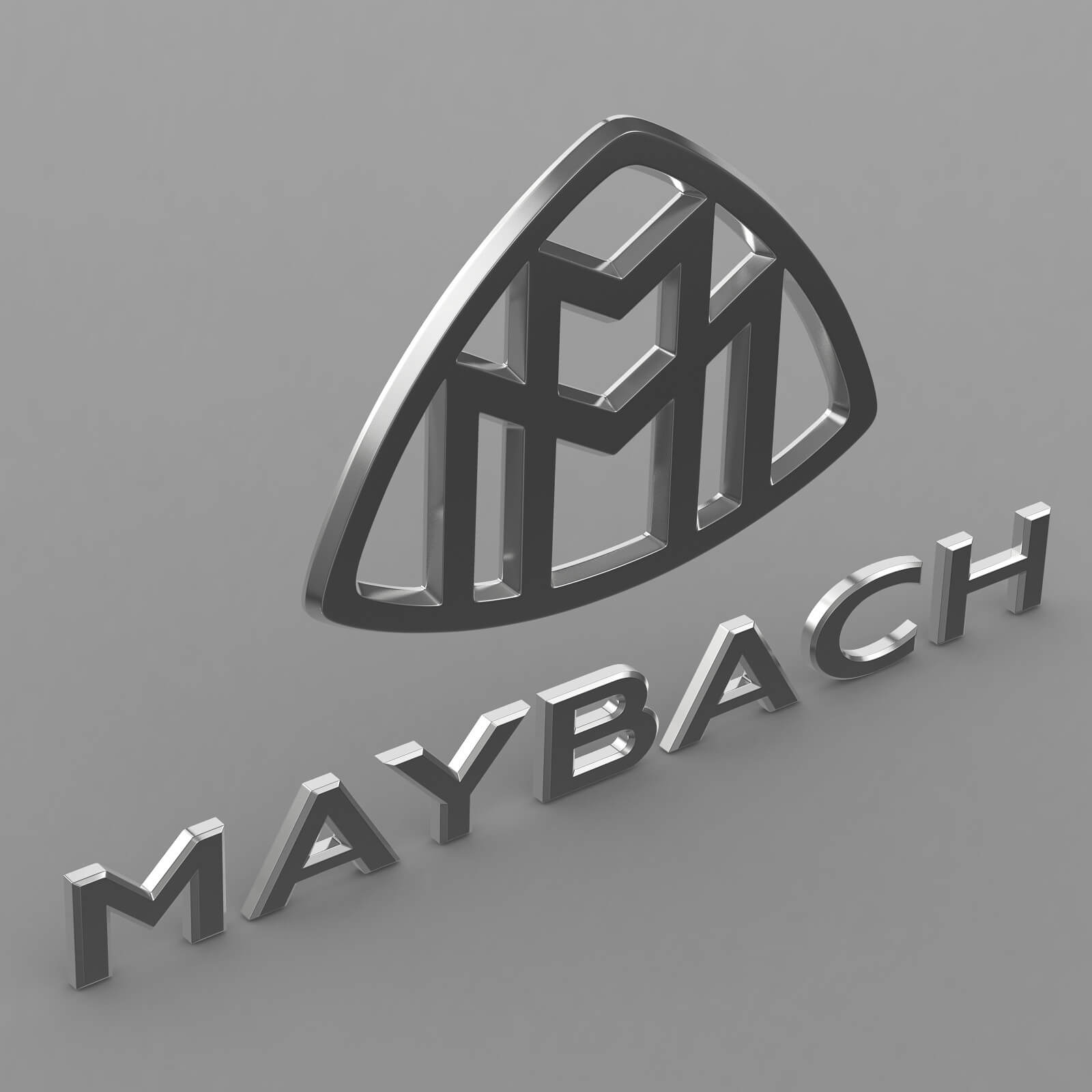Maybach Logo - 3D Model by 3d_logoman