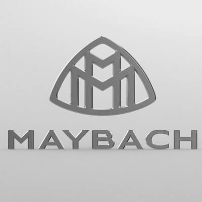 Maybach Logo - 3D Model by 3d_logoman