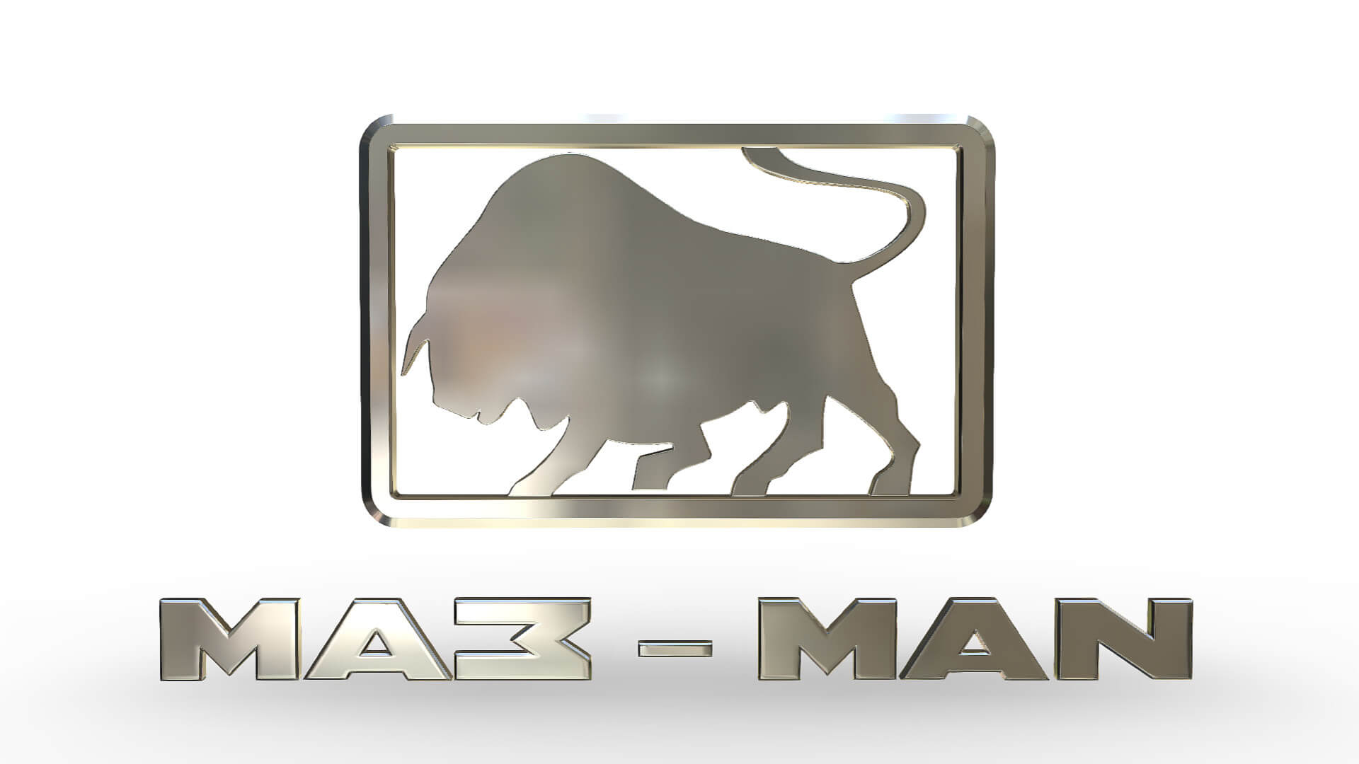 Maz-man Logo 3D Model by 3d_logoman
