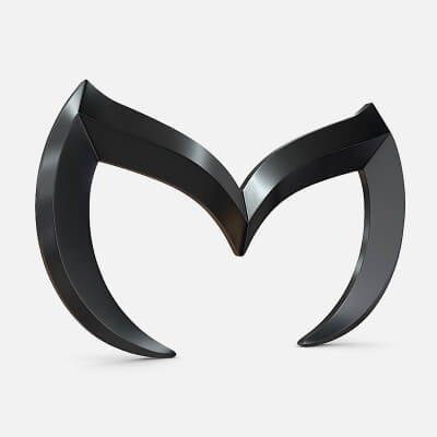 Mazda Devil Logo - 3D Model by 3d_logoman