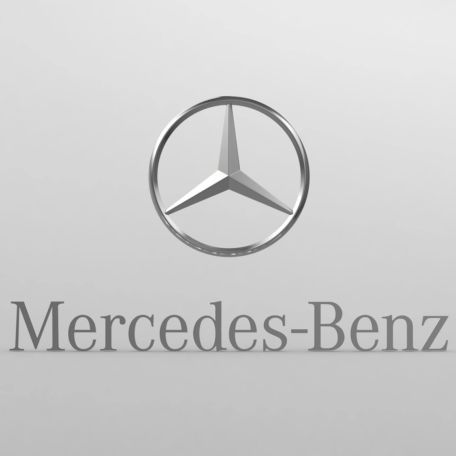 Mercedes Benz Logo - 3D Model by 3d_logoman