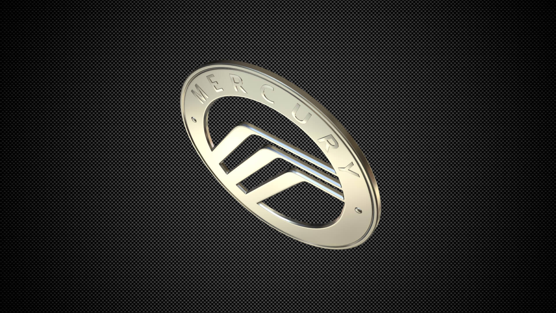 Mercury Logo - 3D Model by 3d_logoman