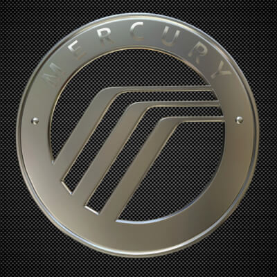 Mercury Logo - 3D Model by 3d_logoman