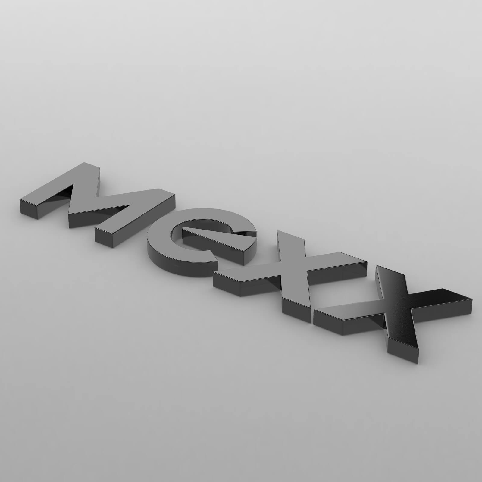 Mexx Logo - 3D Print Model by 3d_logoman