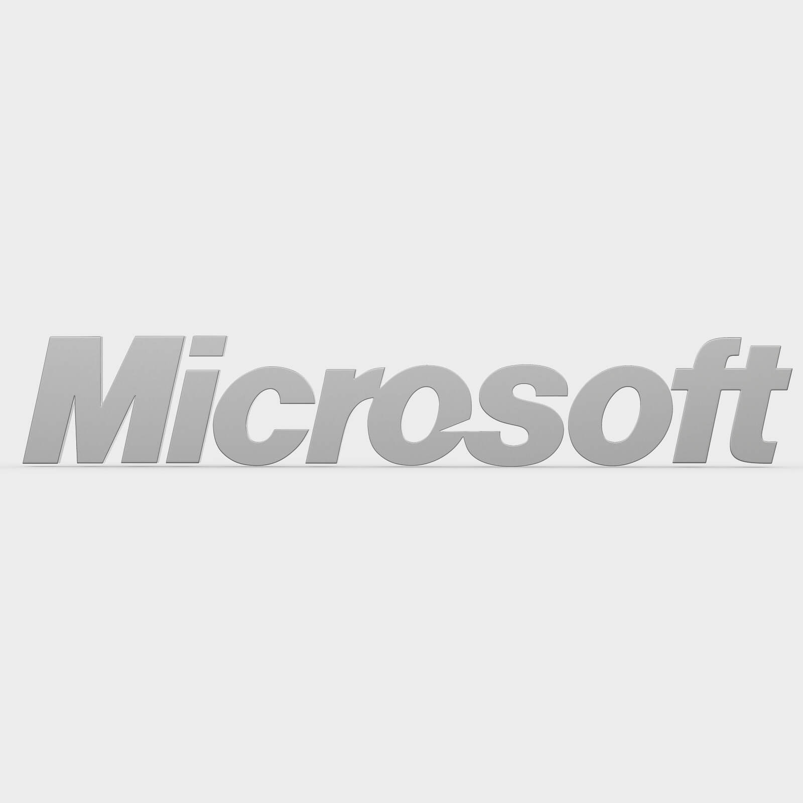 Microsoft Logo - 3D Print Model by 3d_logoman